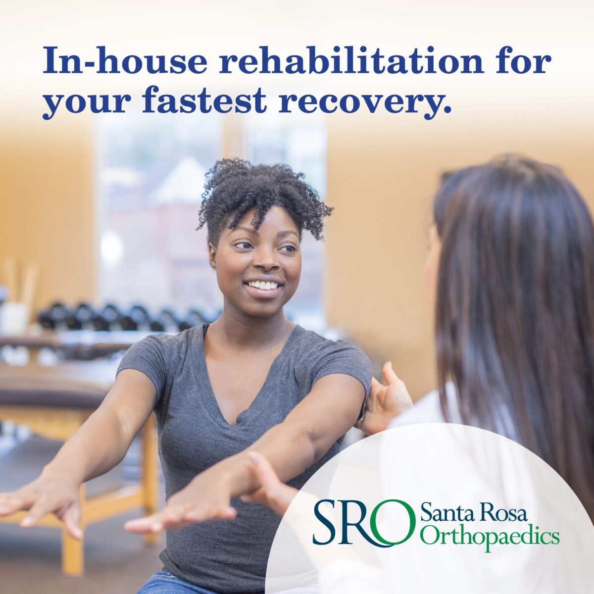 SRO In-House Sports Medicine and Rehabilitation | Santa Rosa Orthopaedics